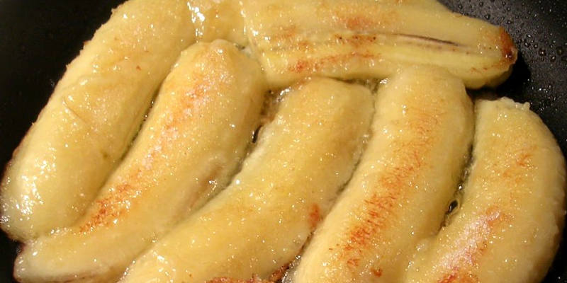 Recette Bananes chaudes au sucre facile - Jeux 2 Cuisine