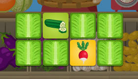 Jeu de mémoire de légumes - Jeu de réflexion - Jeux 2 Cuisine - HTML5